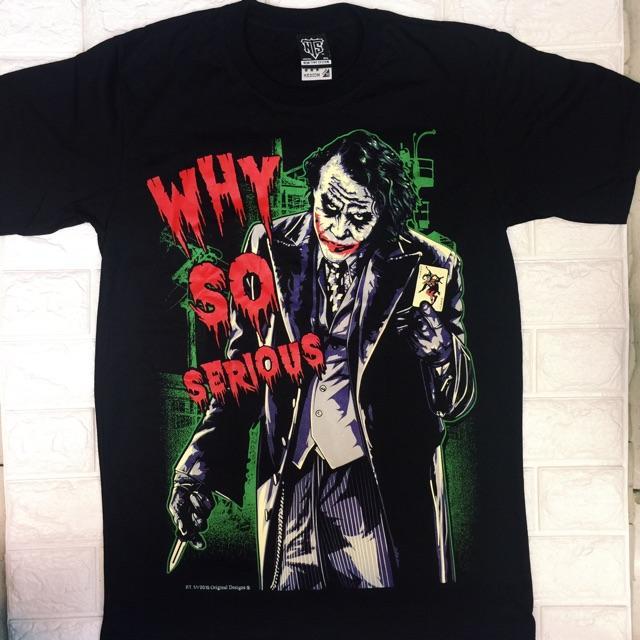 Joker Why So Serious Black Shirt | Lazada PH