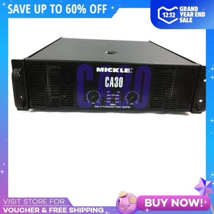 MICKLE PROFESSIONAL POWER AMPLIFIER (BLACK) CA30 | Lazada PH