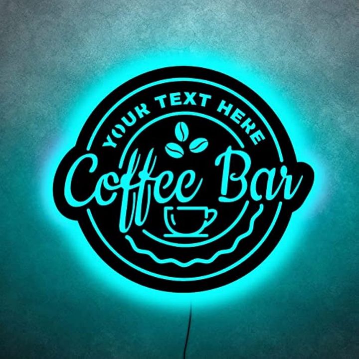 Coffee Bar Neon Sign, Coffee Bar Led Sign, Coffee Bar Light , Wall ...
