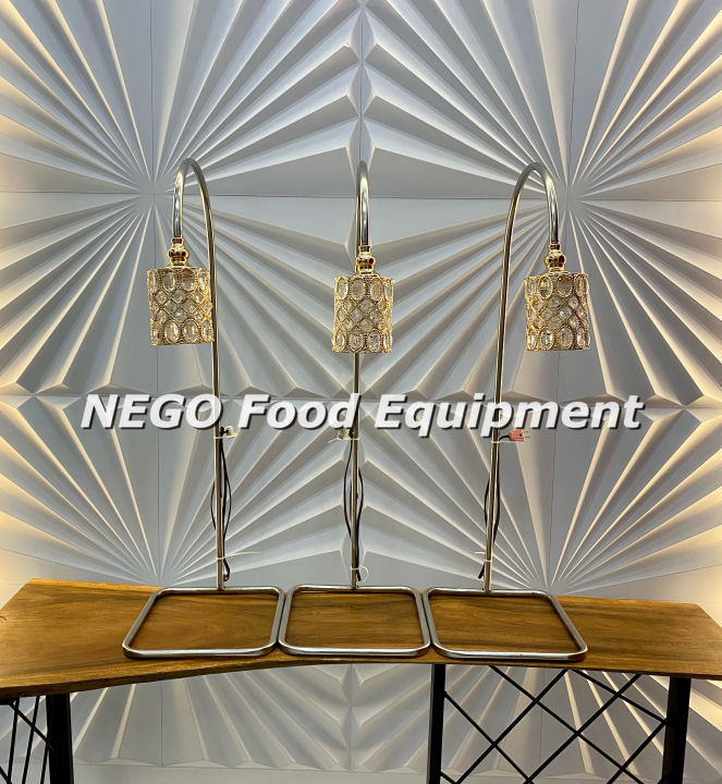 Crystal Design Catering Buffet Lamp Buffet Light Food Lamp 3 Pieces ...