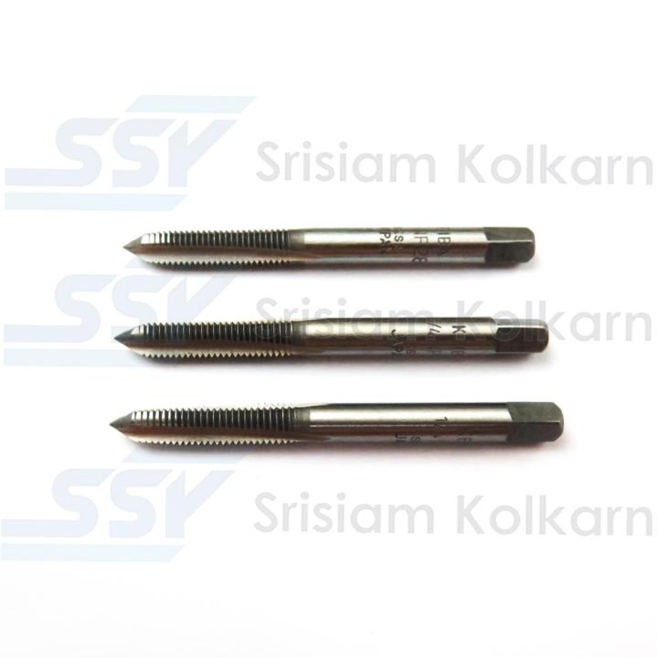 ต๊าปเกลียวแท่ง 1/4NF28 KEIBA 3ตัวชุด (1 ชุด) | Lazada.co.th