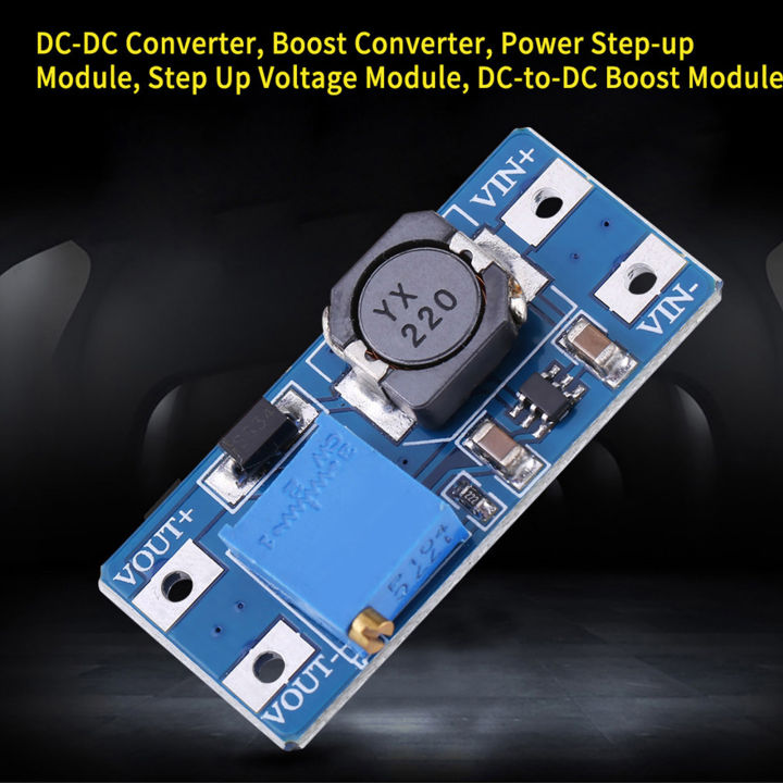 MT3608 DC-DC Converter MT3608 DC-to-DC Voltage Step Up Module for Storage Battery Power ...