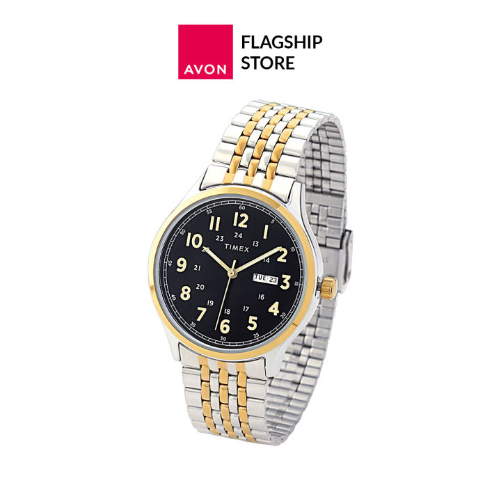 Avon Timex Unisec Two-toned Watch with Date Function | Lazada PH