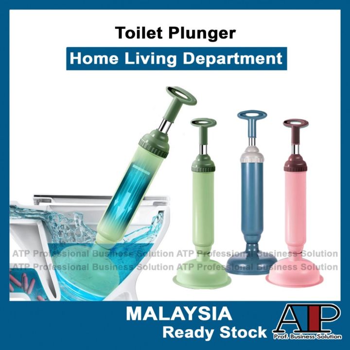 High-Pressure Air Drain Cleaner Toilet Plunger Inflatable Pipe Air ...