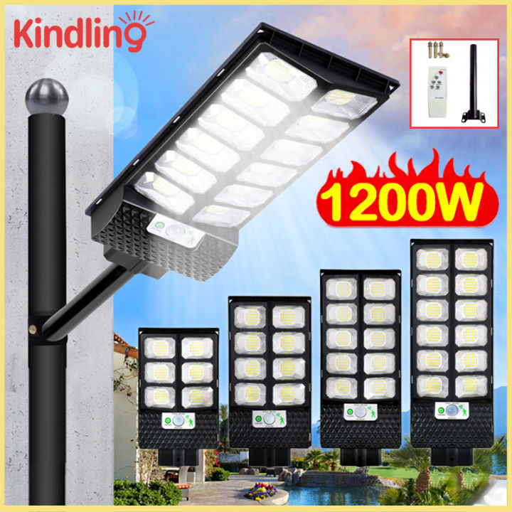 รับประกัน 10 ปี Solar Light 1200W 1000W ไฟโซล่าเซลล์ ไฟถนนโซล่าเซล โคม ...