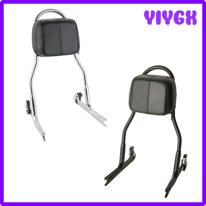 [YIYGX] Motorcycle Detachable Passenger Sissy Bar Backrest For Harley ...