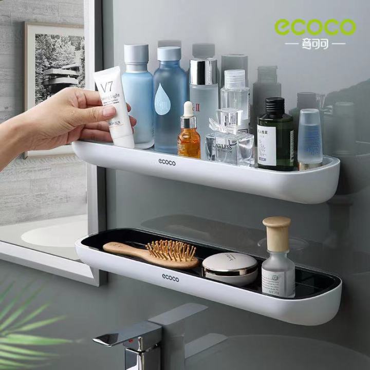 ECOCO (เกรดพรีเมี่ยม) จำนวน 1 อัน ECOCO ชั้นวางของในห้องน้ำ ไม่ต้องเจาะ ...