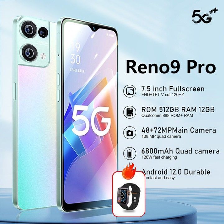 OPPQ Rino9 PRO โทรศัพท์มือถือโปรโมชั่นราคาต่ำ 2023 โทรศัพท์ Android ...