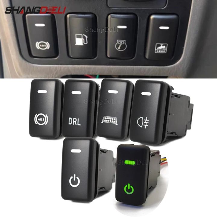 1 Pc Car Green LED DRL Light Packing Radar Power On Off Camera Mirror ...