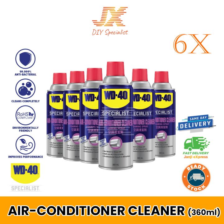 Six Pack WD-40 3 In 1 Professional Air Conditioner Cleaner / WD40 Air Conditioner Cleaner / Air ...