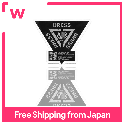 [DRESS] air logo mark sticker / AIRBORNE PRODUCTS BLACK | Lazada
