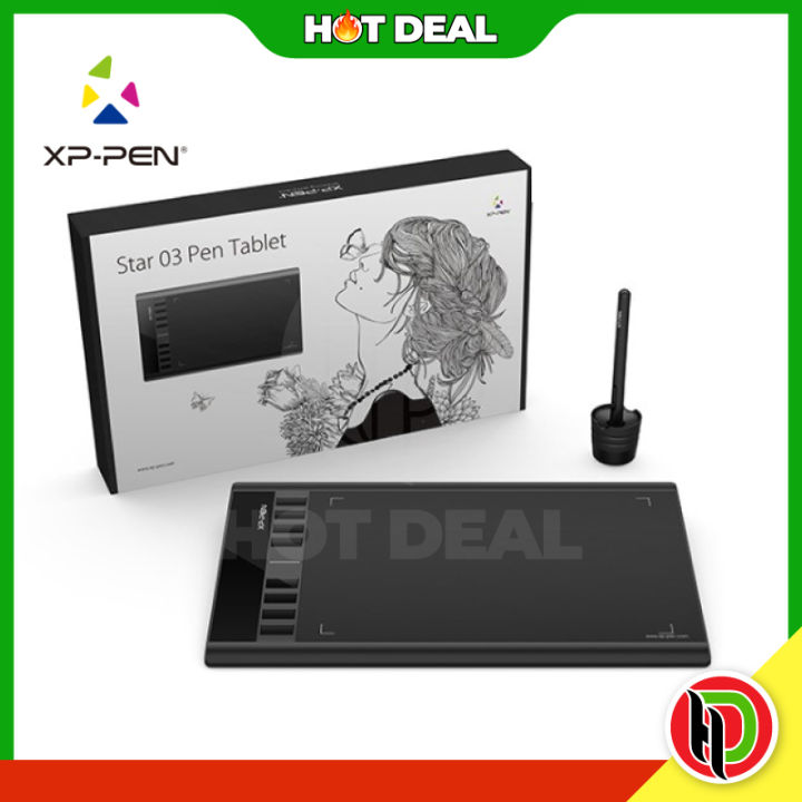 Hotdeal (Local Warrant ) 6 x 10 XP-PEN Star03v2 Graphics Drawing Pen Tablet 8192 pen Pressure ...