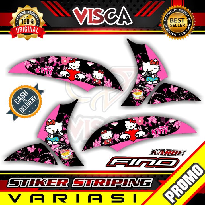 Stiker Striping Fino Karbu Variasi Hello Kitty 02 | Lazada Indonesia