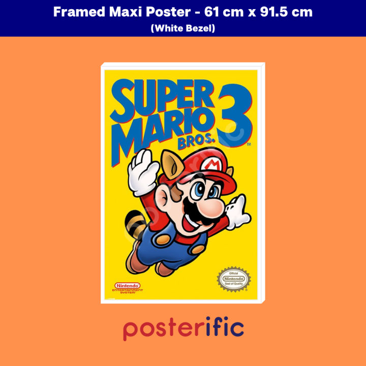 Super Mario Bros. 3 (NES Cover) - Poster (61 cm X 91.5 cm) | Lazada