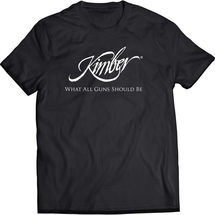 【New】เสื้อยืดพิมพ์ลายโลโก้ kimber Firearms สำหรับผู้ชาย | Lazada.co.th