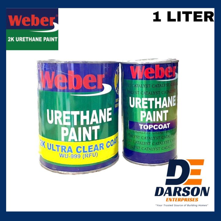 WEBER 2K ULTRA CLEAR COAT W/ Catalyst 1 LITER | Lazada PH