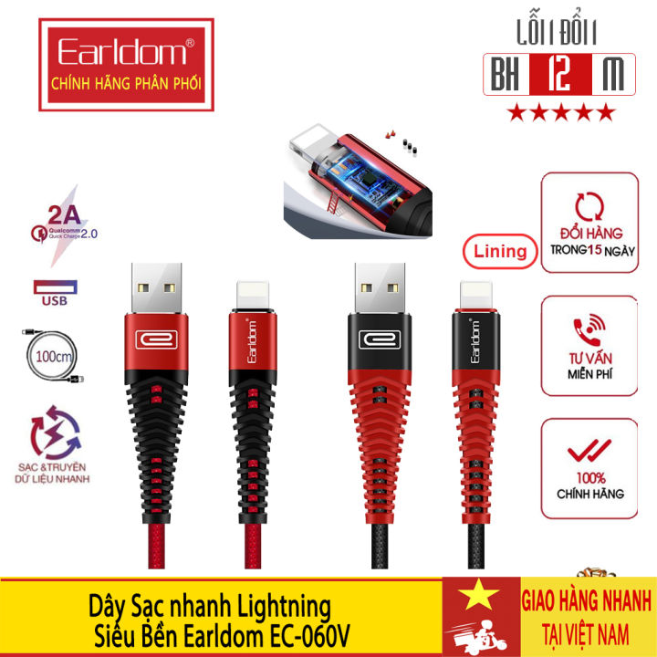 Tai Nghe Có Dây Cho Iphone Chân Ligh.ning Earldom ET21 Chính Hãng Tai Nghe Nhét Tai Gọi ...