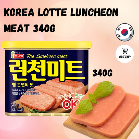 Korea Lotte Luncheon Meat 340g Canned Meat Daging Tin Korean Meat In Canned | Lazada