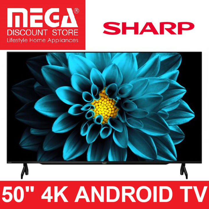 SHARP 4T-C50DK1X 50" 4K UHD ANDROID TV | Lazada Singapore