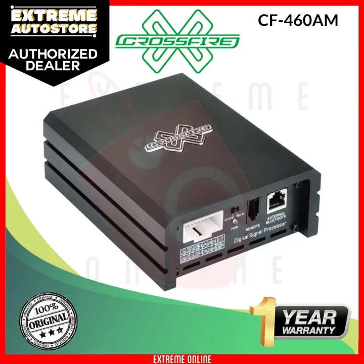 Crossfire CF- DSP460AM 4ch Amplifier 6ch RCA Output Plug & Play DSP ...