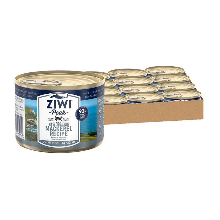 Ziwi Peak (Mackerel) Complete Diet Topper Wet Cat Food 185g x 12 | Lazada Singapore