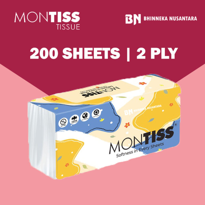 Montiss Facial Tissue 200 Sheets | Lazada Indonesia