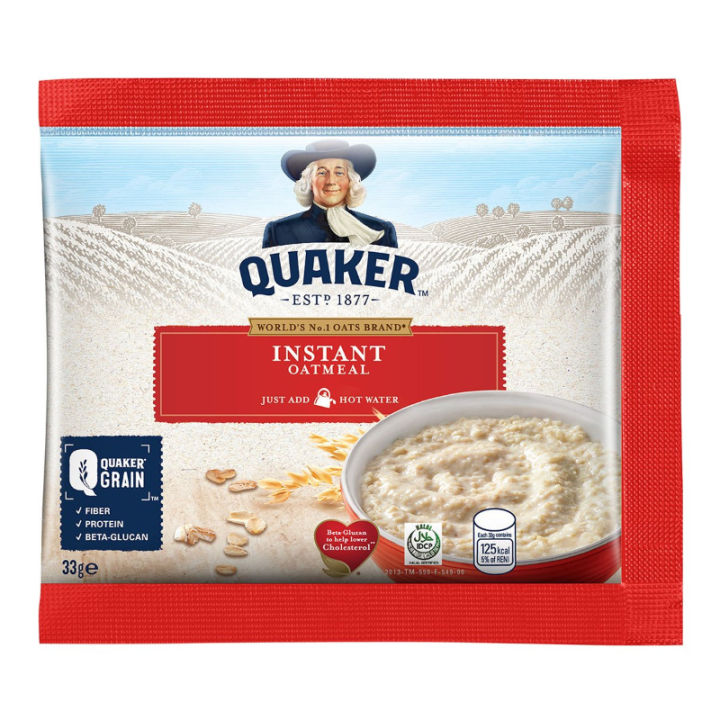 Quaker Instant Oatmeal 33g | Lazada PH