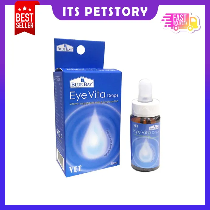 Blue Bay Eye Vita Drop 20ml Dog & Cat Tear Stains Supplement Its Pet ...