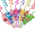 【Acmdehk】Straws for Children'S Valentine'S Cards, with Heart-Shaped ...