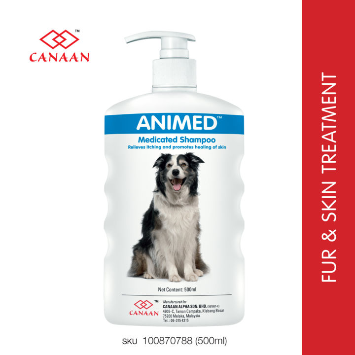 ANIMED Medicated Shampoo Dog Shampoo Prevents Fur Loss, Relieves ...