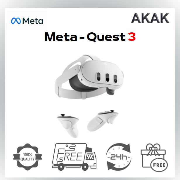 Meta - Quest 3/Quest 2 /Breakthrough Mixed Reality - 128GB/512GB VR ...