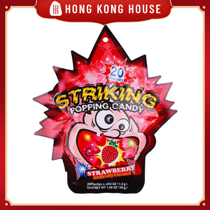 [Hongkong BEST Seller] Striking Popping Candy (Strawberry) 30g | Lazada PH