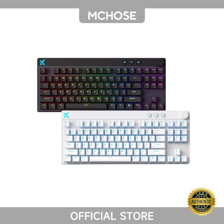 MCHOSE Mix 87 Hall Effect Magnetic Switch Gaming Keyboard - 87% Layout ...