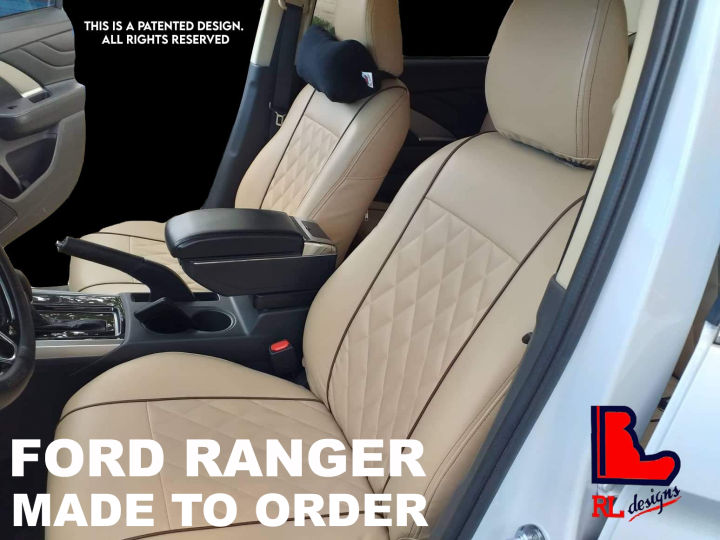 Ford Ranger German Leather Seat Covers (All Seats Included, Custom Fit ...