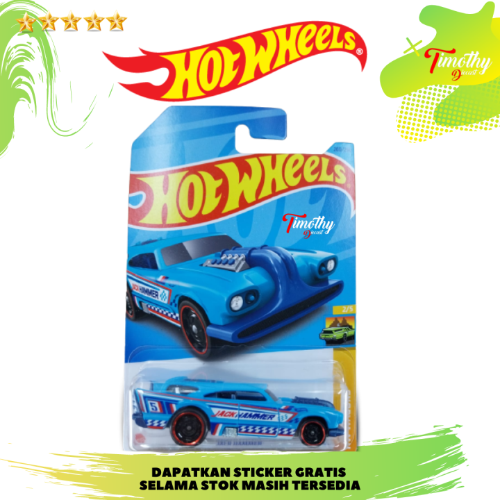 Hot Wheels Jack Hammer Biru HW Wagons Rally Balap Race Base Besi ...