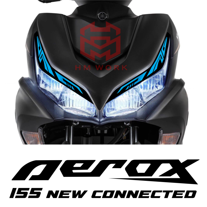 STICKER ALIS AEROX 155 NEW CONNECTED MOTIF 01 | Lazada Indonesia