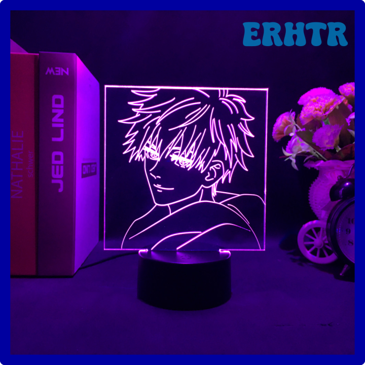 ERHTR โคมไฟอะนิเมะ Satoru Gojo,โคมไฟไฟ Led กลางคืนสำหรับเป็นของขวัญวัน ...