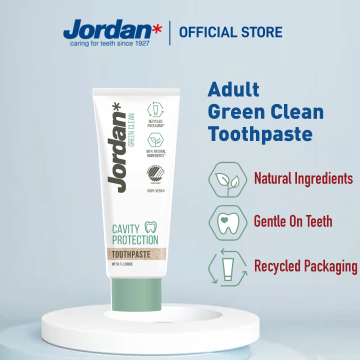 JORDAN Green Clean Adult Toothpaste (75ml) | Lazada