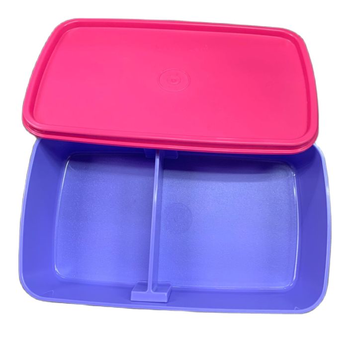 Tupperware Slim Lunch Box / Bento (Oversea Stock) - 1 pc Pink Purple ...