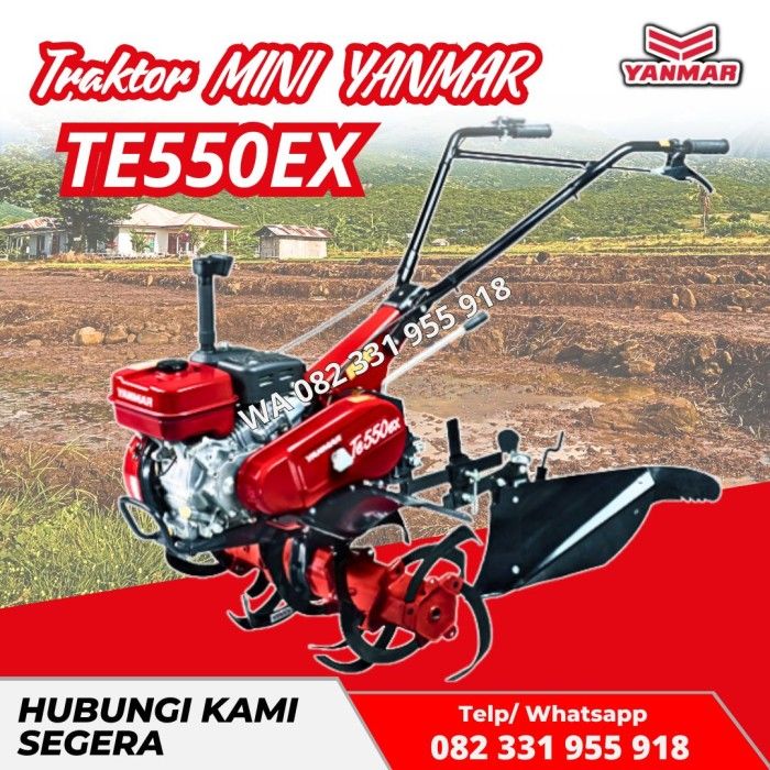 Traktor Mini Yanmar TE550EX Traktor Cultivator Yanmar. Traktor Yanmar ...