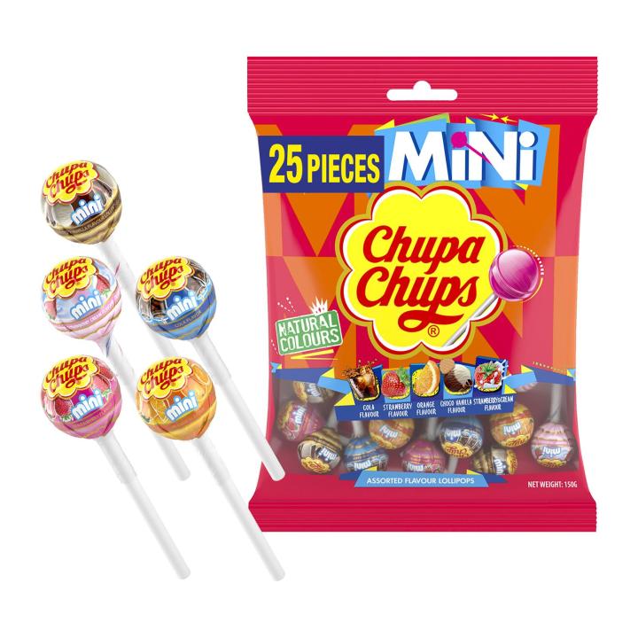 Chupa Chups Mini Lollipops Candy Bag 25s | Lazada Singapore