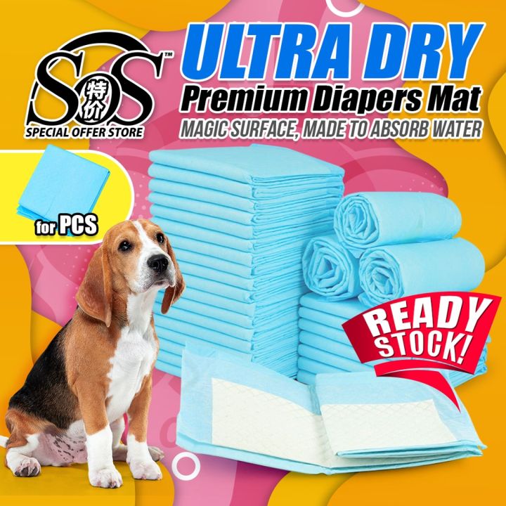SUPER DRY 6 Layer ! 1pc Pet Training Pad for Cats Dogs Cat Urine Pads ...