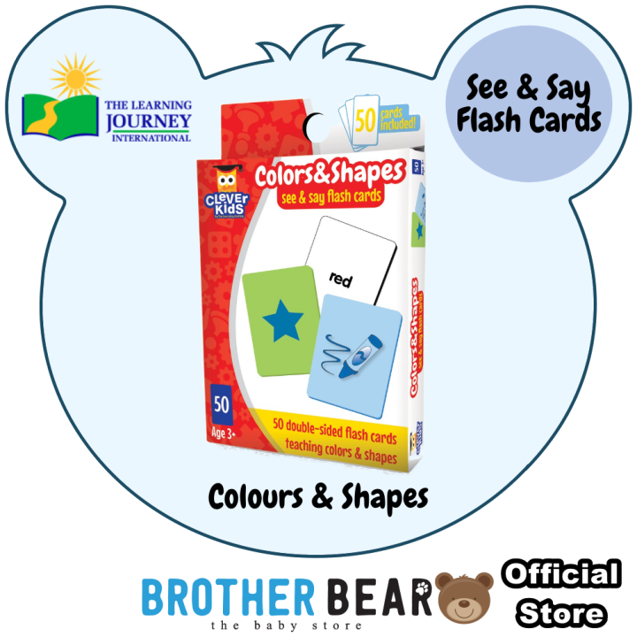 The Learning Journey International Clever Kids - See & Say Flash Cards ...