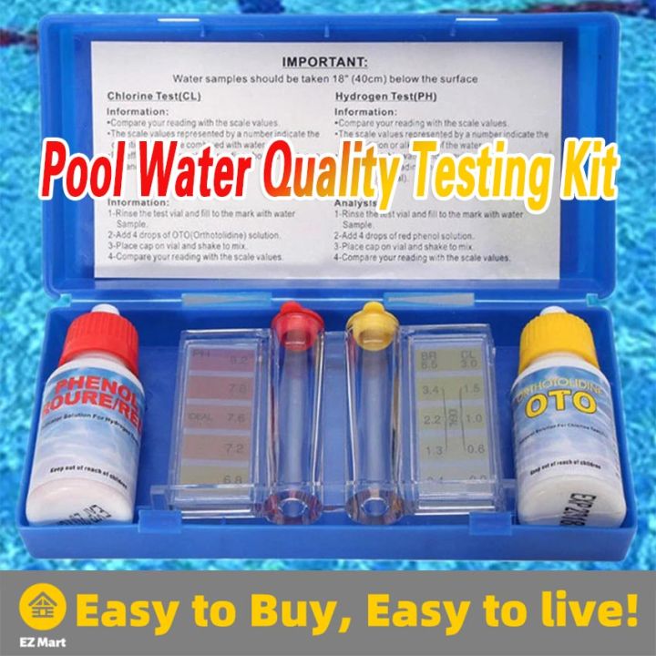 【Fast Shipping】 PH OTO Chlorine Water Test Kit Tester Hydrotool Testing ...