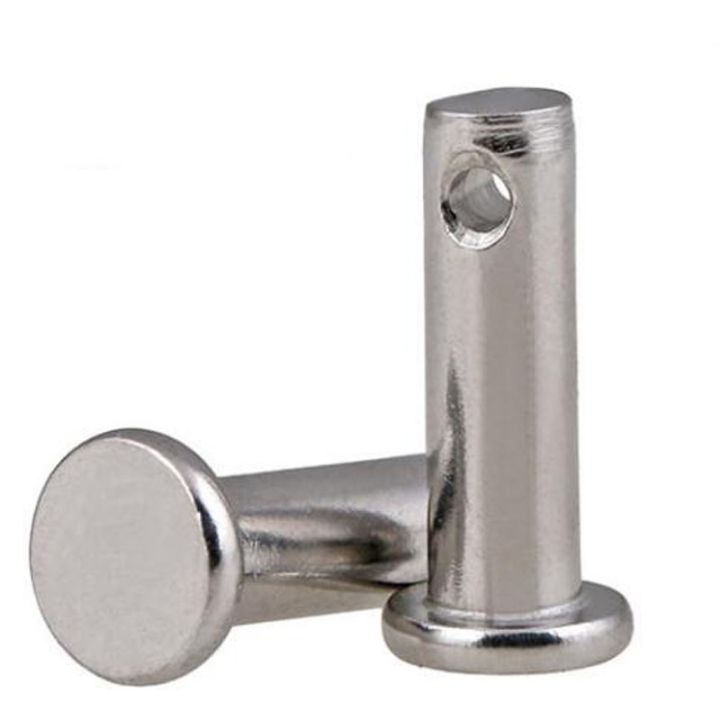 M8 M10 M12 Stainless Steel 304 Pin Shaft Flat Head with Hole ...