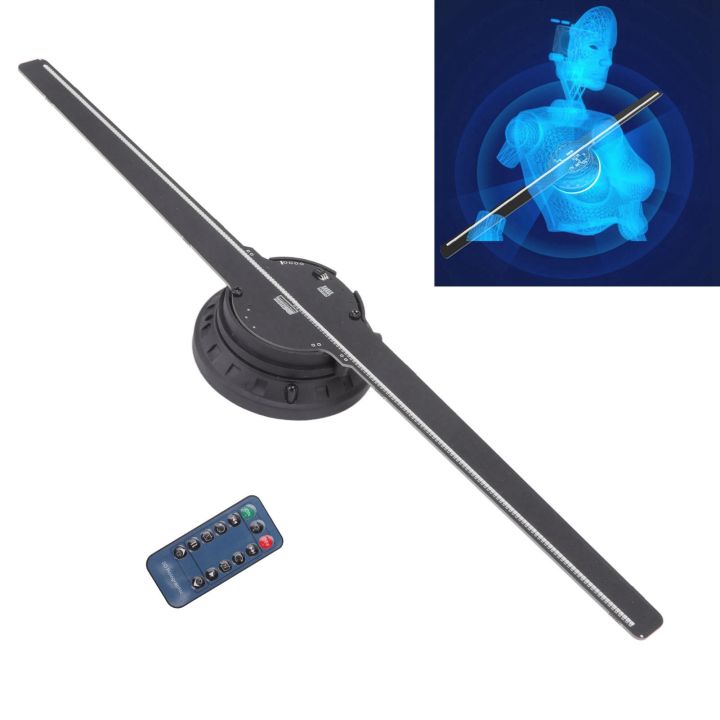 [Wondering] 3D Holographic Projectors Display 224 LED Air Imaging Hologram Fan Projector For ...