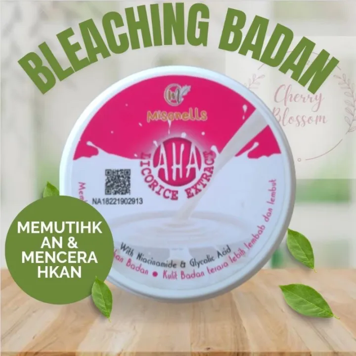 BLEACHING BADAN MISONELLS ORIGINAL-AHA MISONELLS-bleaching pemutih ...
