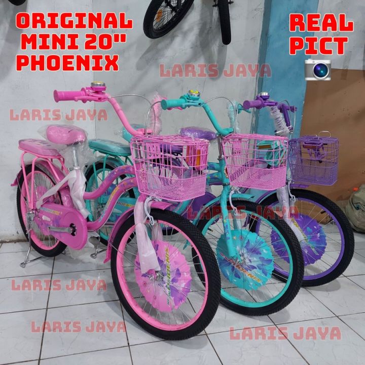 sepeda mini 20 inch, sepeda keranjang ukuran 20, sepeda anak cewek ...