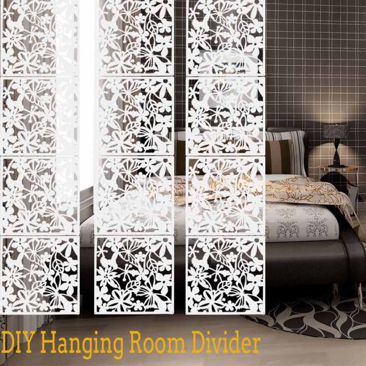 12pcs Butterfly Bird Flower Hanging Screen Partition Divider Panel Room ...