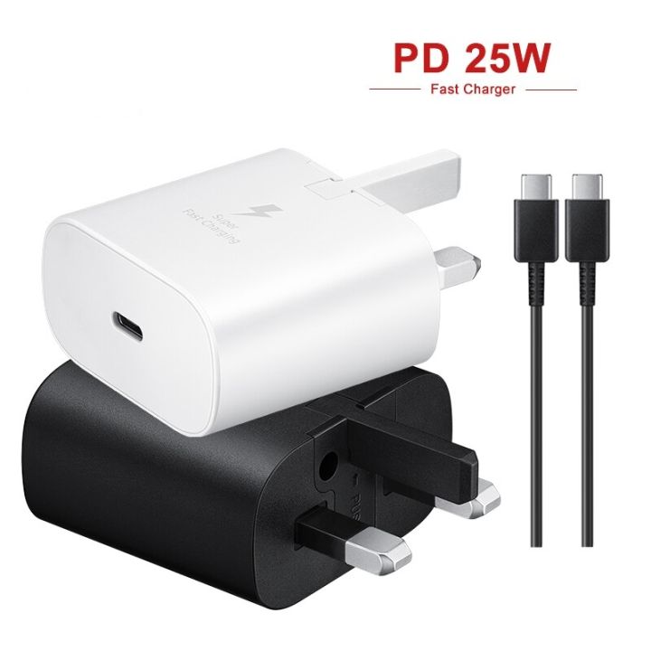 Original Samsung 25W Travel Adapter 3A Super Fast Charging PD 3.0 Fast ...
